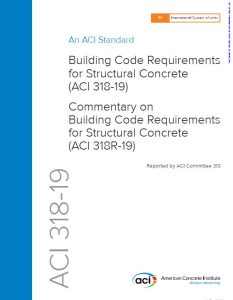 آیین‌نامه بتن امریکا ACI318M-19 (نسخه متریک) - وبسایت شخصی مهدی صالح